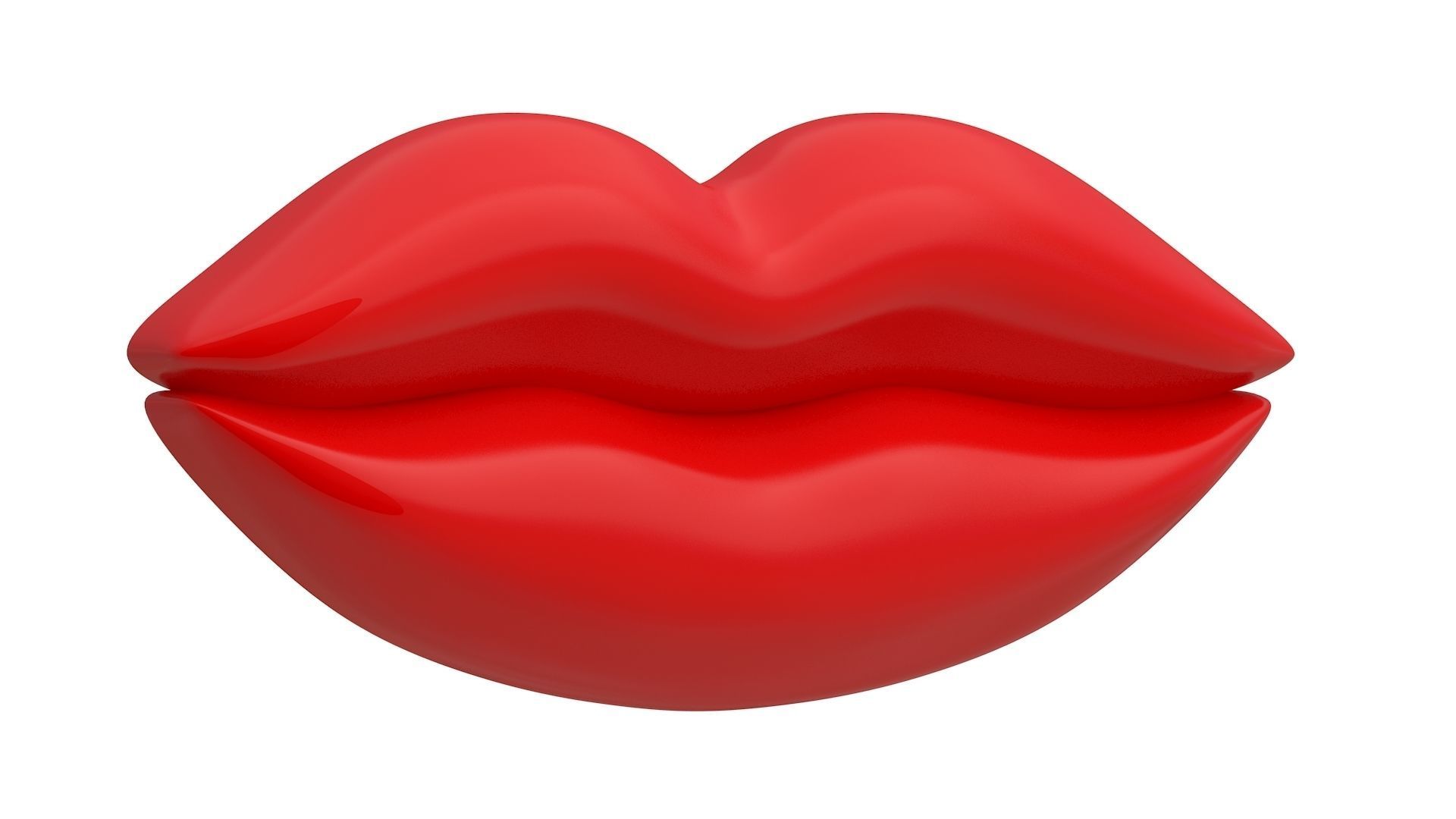 Lips Icon Collection 3D model | CGTrader