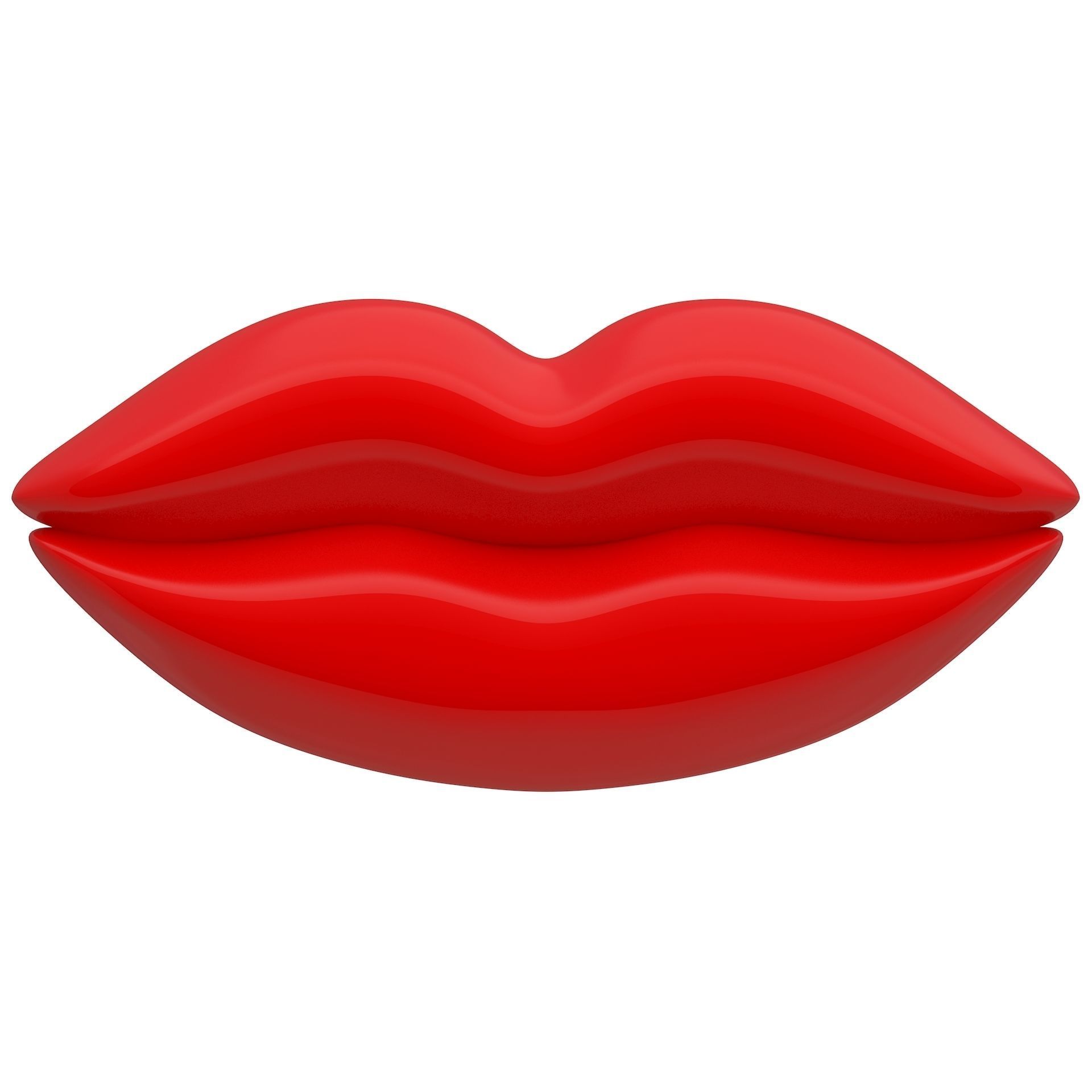 Lips Icon Collection 3D model | CGTrader