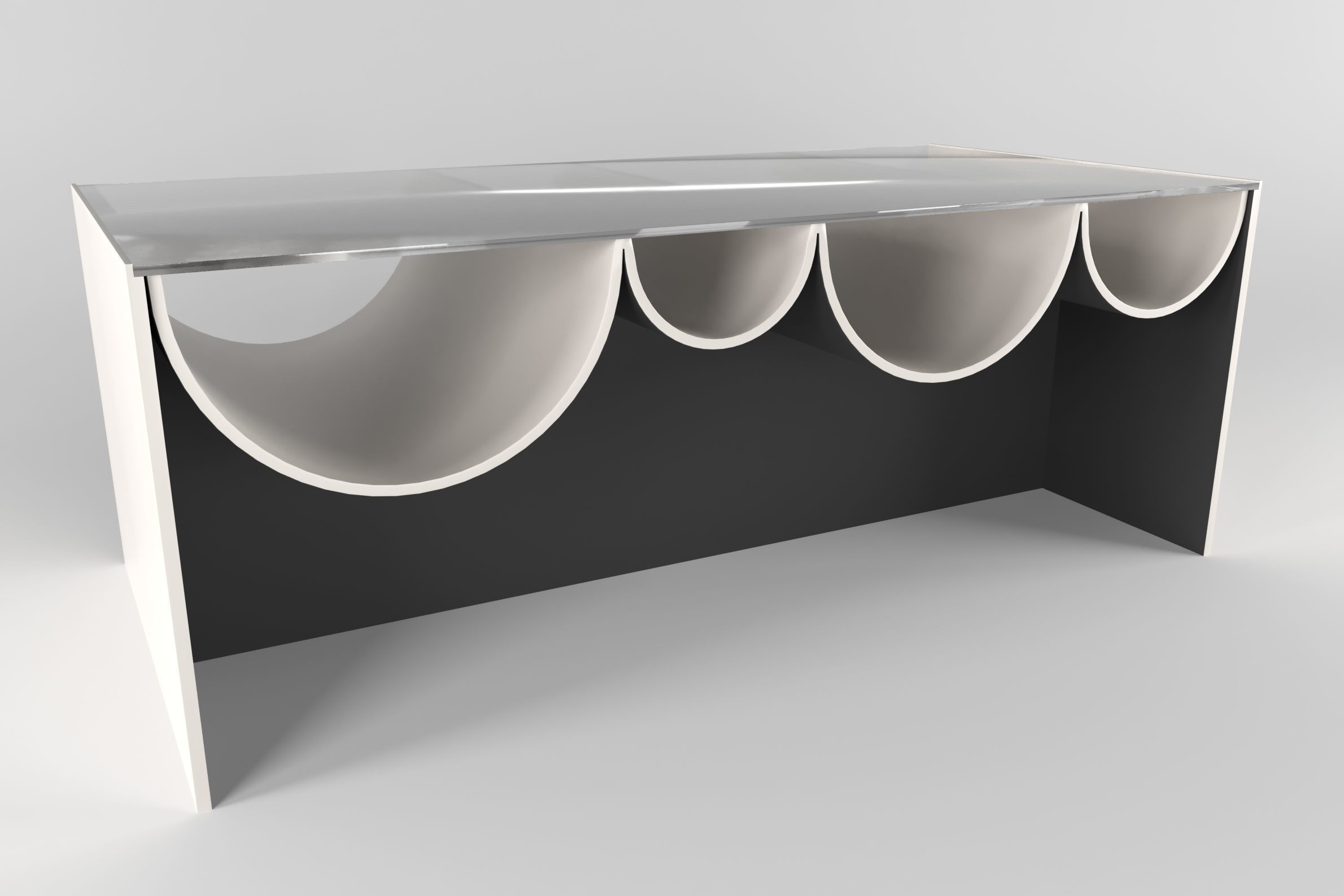 Sea wave table 3D model | CGTrader