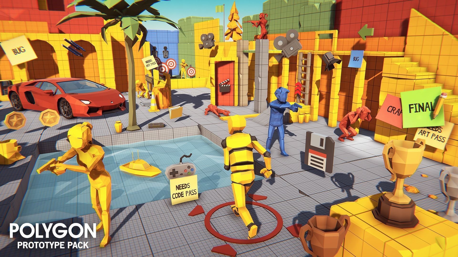 3D model POLYGON - Prototype VR / AR / low-poly | CGTrader