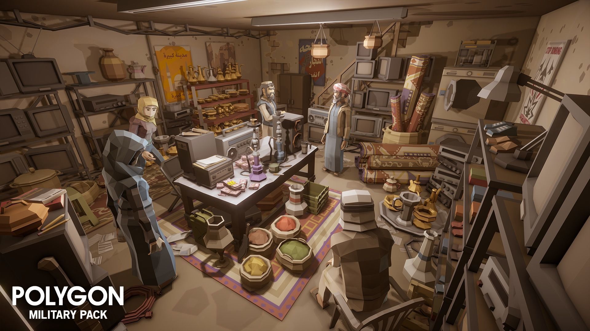 3D model POLYGON - Military VR / AR / low-poly | CGTrader