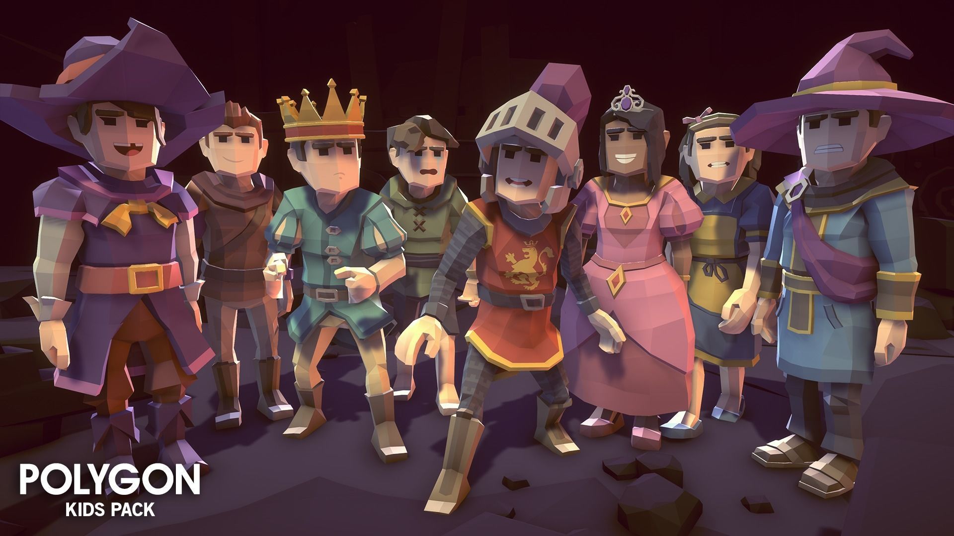 3D model POLYGON - Kids VR / AR / low-poly | CGTrader