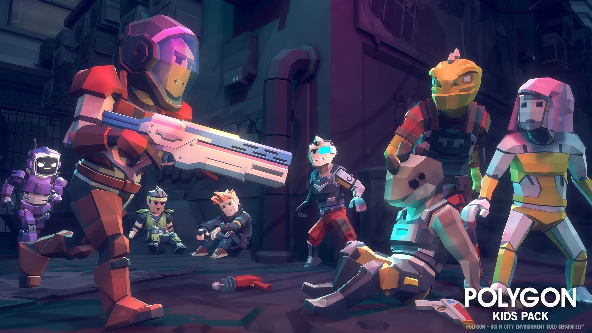3D model POLYGON - Kids VR / AR / low-poly | CGTrader