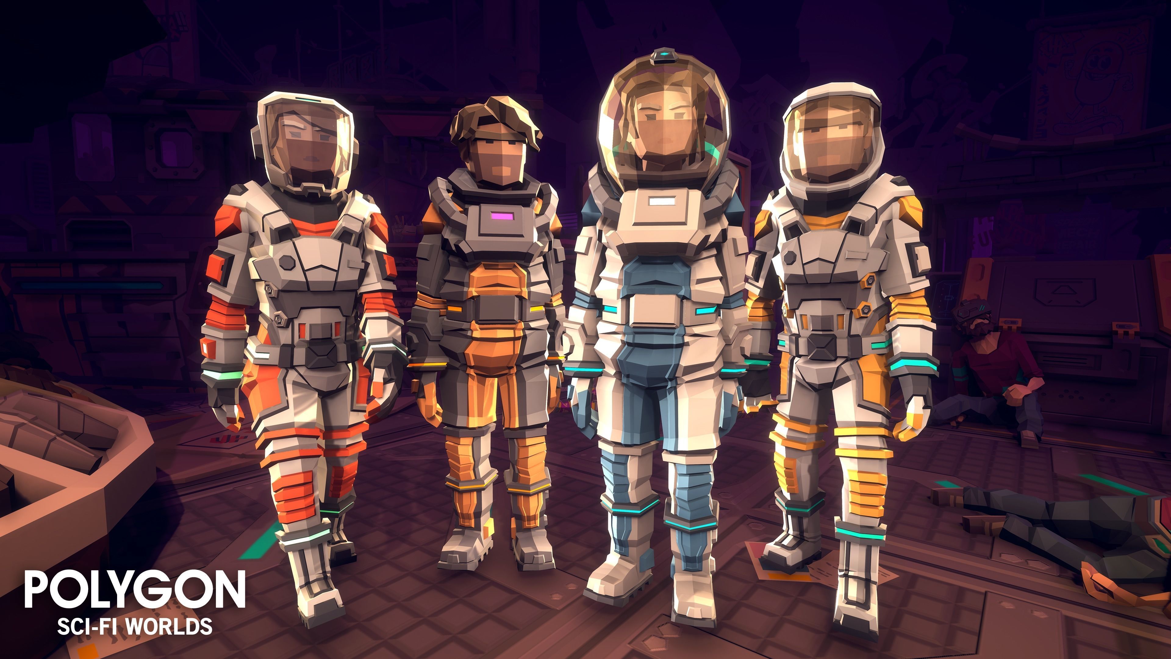 3D model POLYGON - Sci-Fi Worlds VR / AR / low-poly | CGTrader