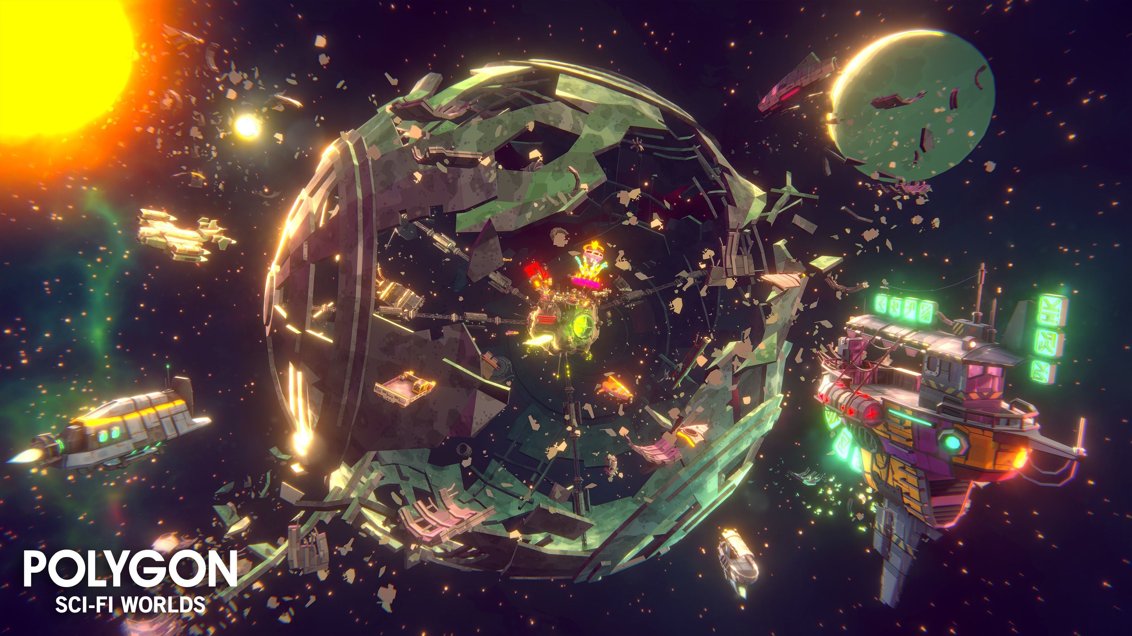 3D model POLYGON - Sci-Fi Worlds VR / AR / low-poly | CGTrader