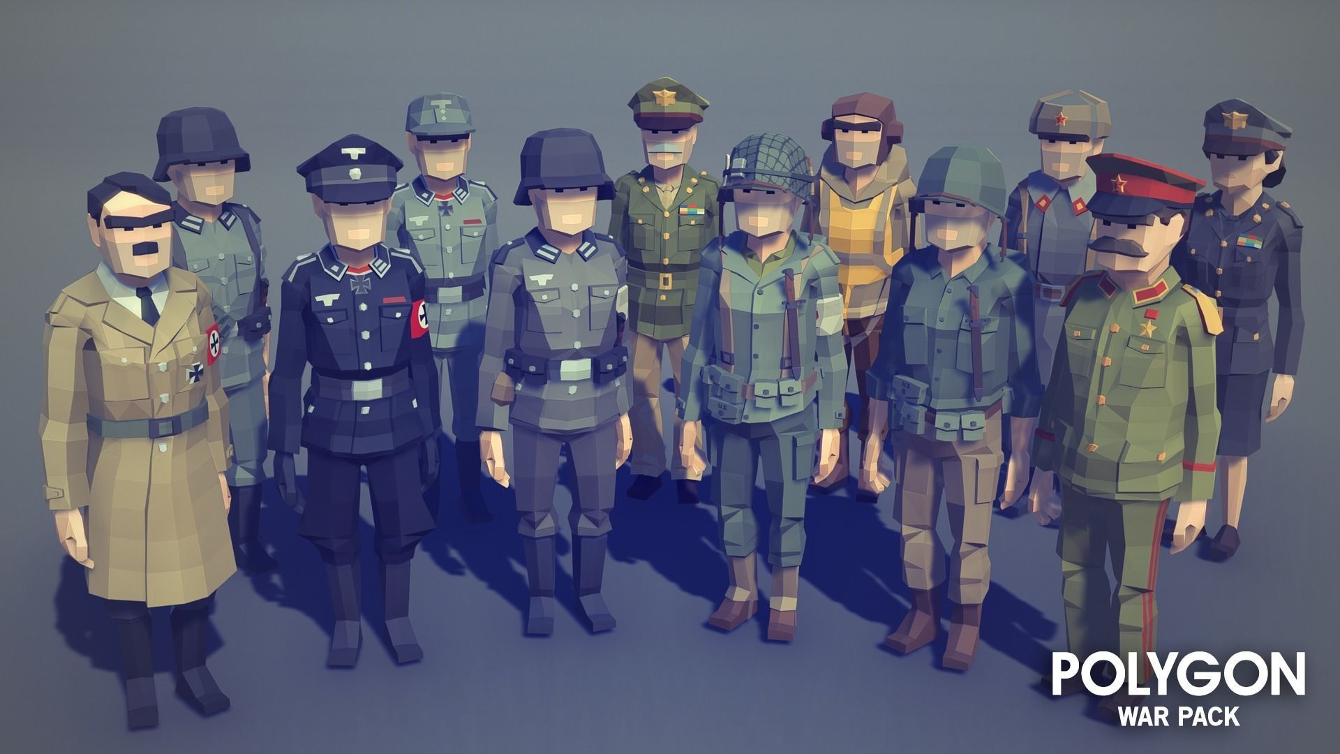 3D model POLYGON - War VR / AR / low-poly | CGTrader