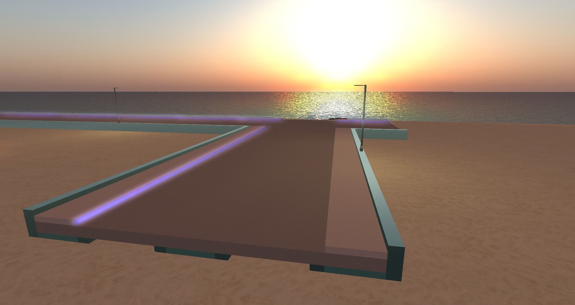 3D model Sohlarious City Modular Road Kit - Standard Straight 01 VR ...