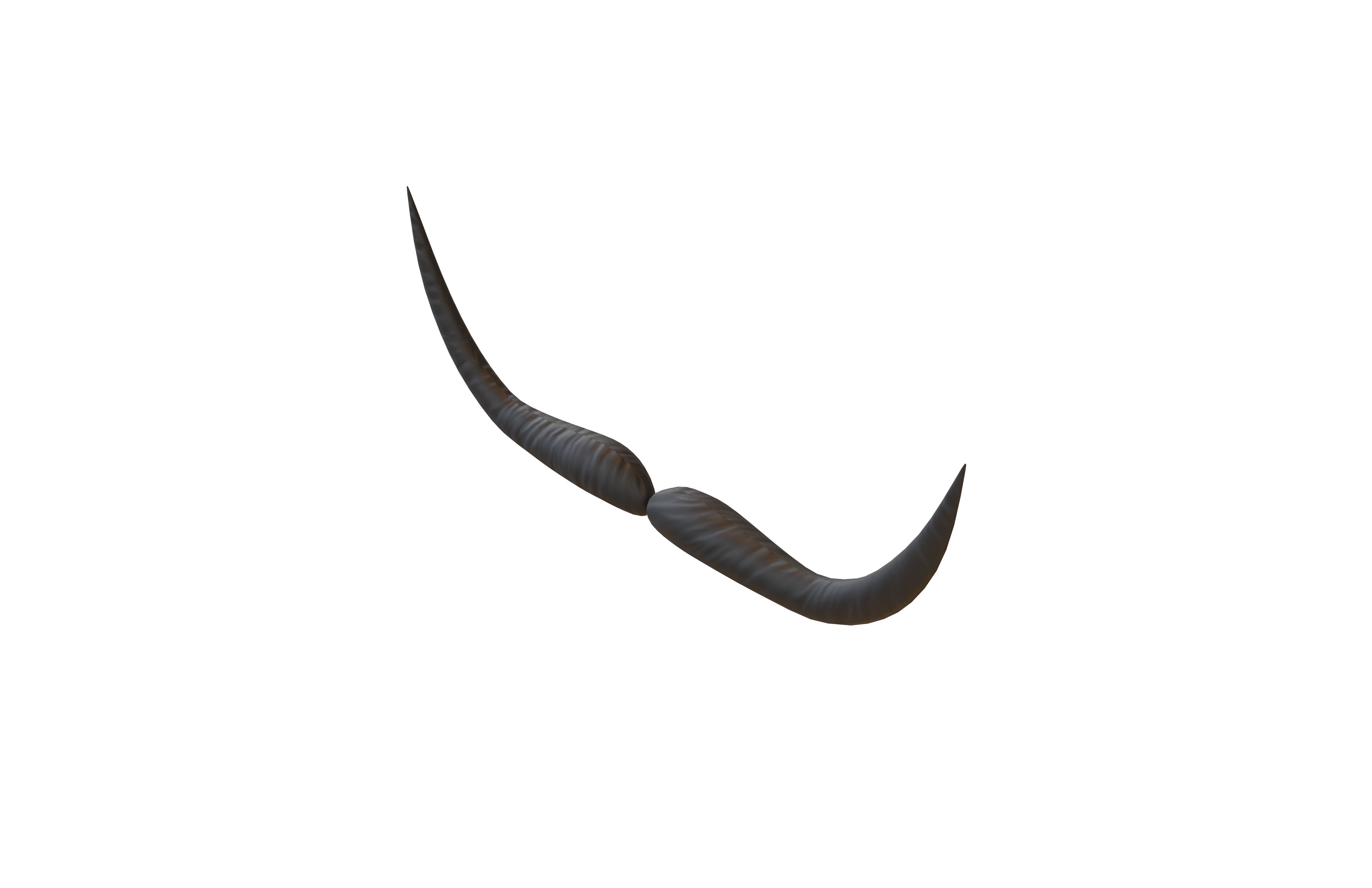 3D model Cartoon Mustache v1 001 VR / AR / low-poly | CGTrader
