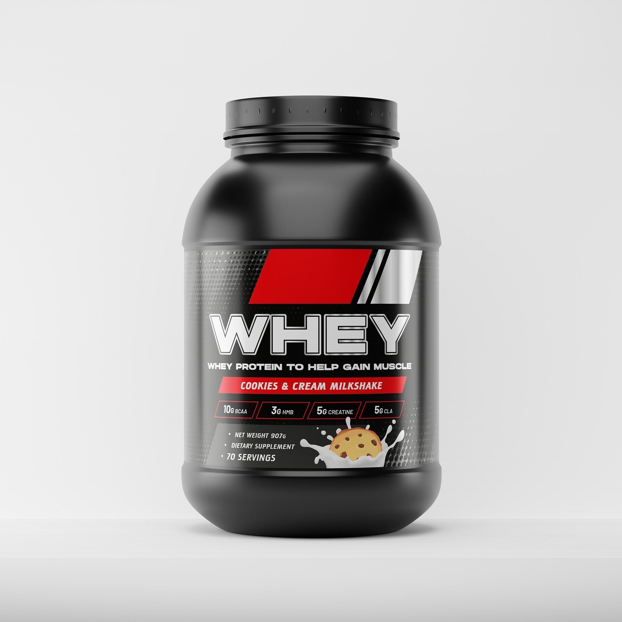 Whey Protein Bottle 3D model | CGTrader