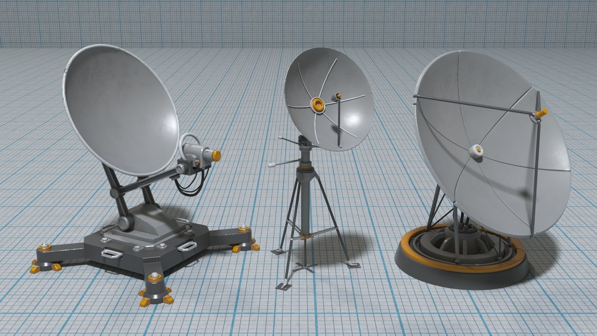 3D model Antennas Collection - 21 pieces VR / AR / low-poly | CGTrader