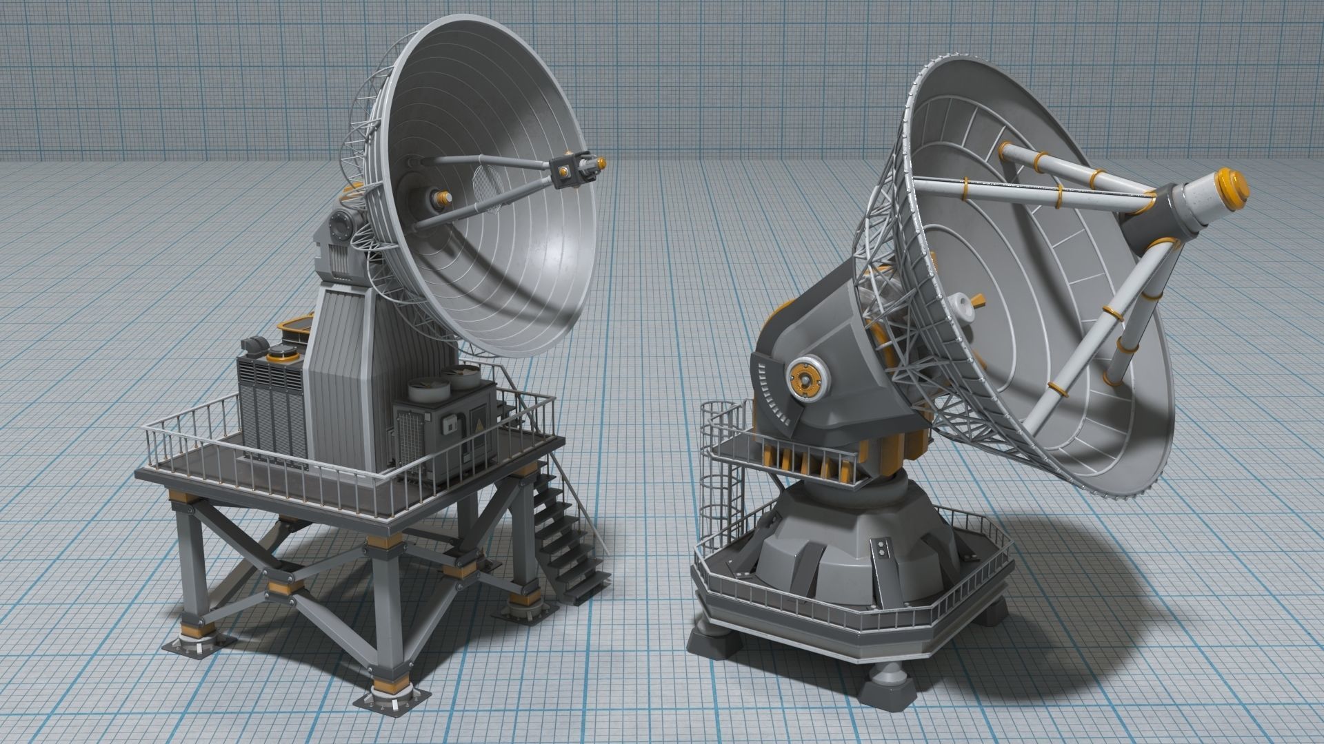 3D model Antennas Collection - 21 pieces VR / AR / low-poly | CGTrader