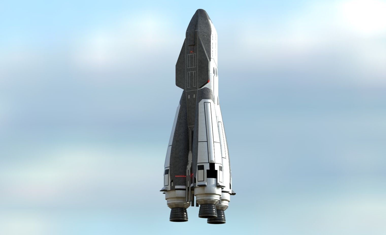 Rocket Launch 3D model | CGTrader