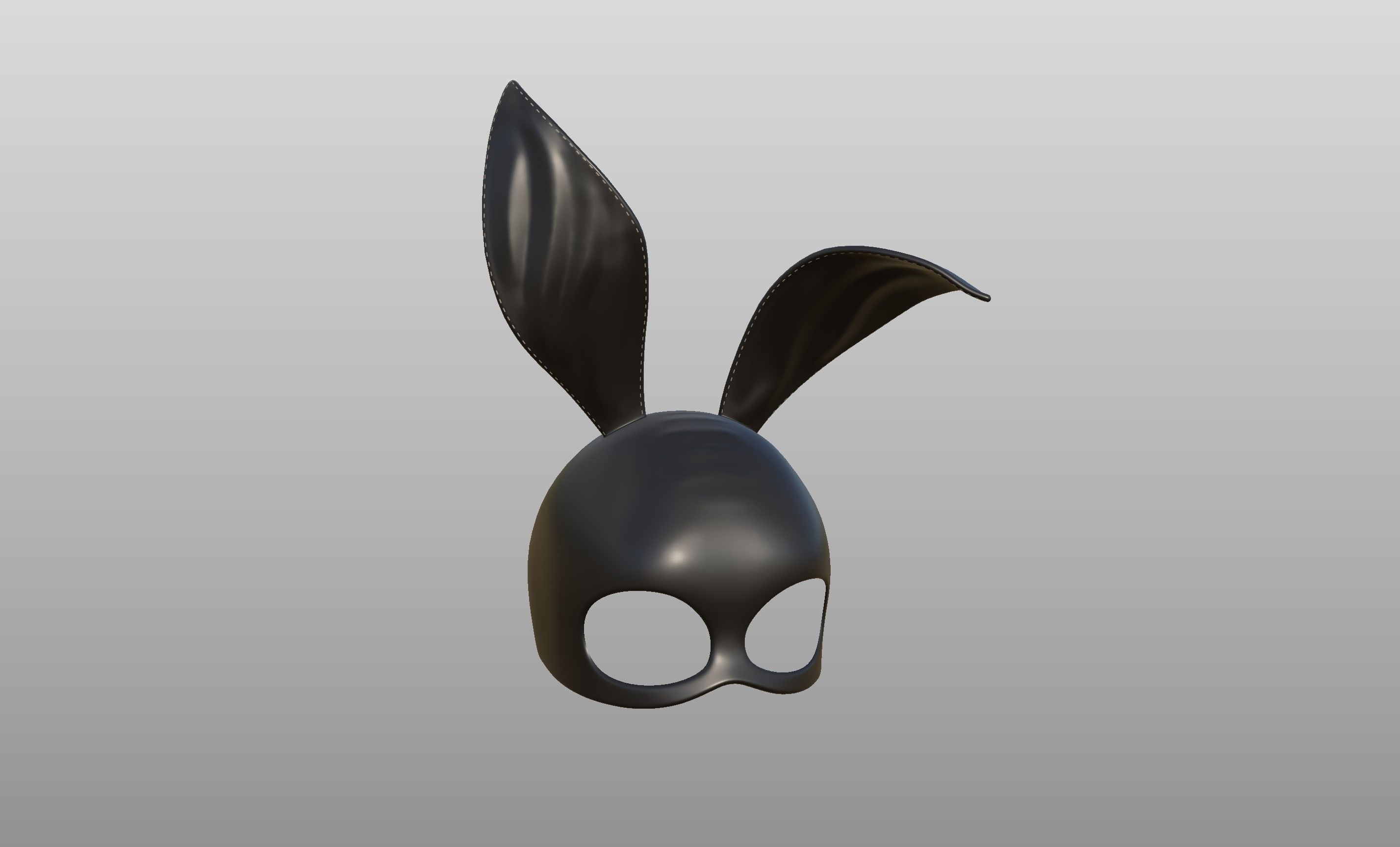3D model Mask001 Latex Bunny Mask VR / AR / low-poly | CGTrader