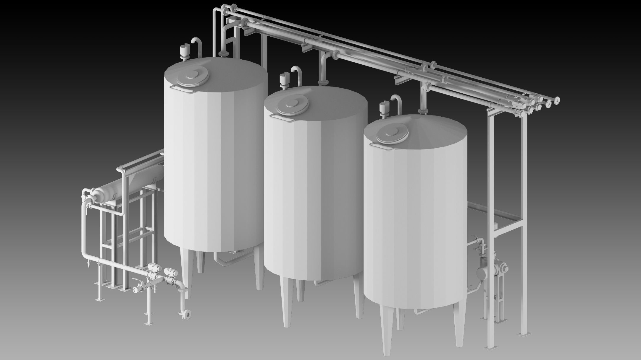 3D model 16 Factory Props-High detail 3d models- Vol 05 VR / AR / low ...