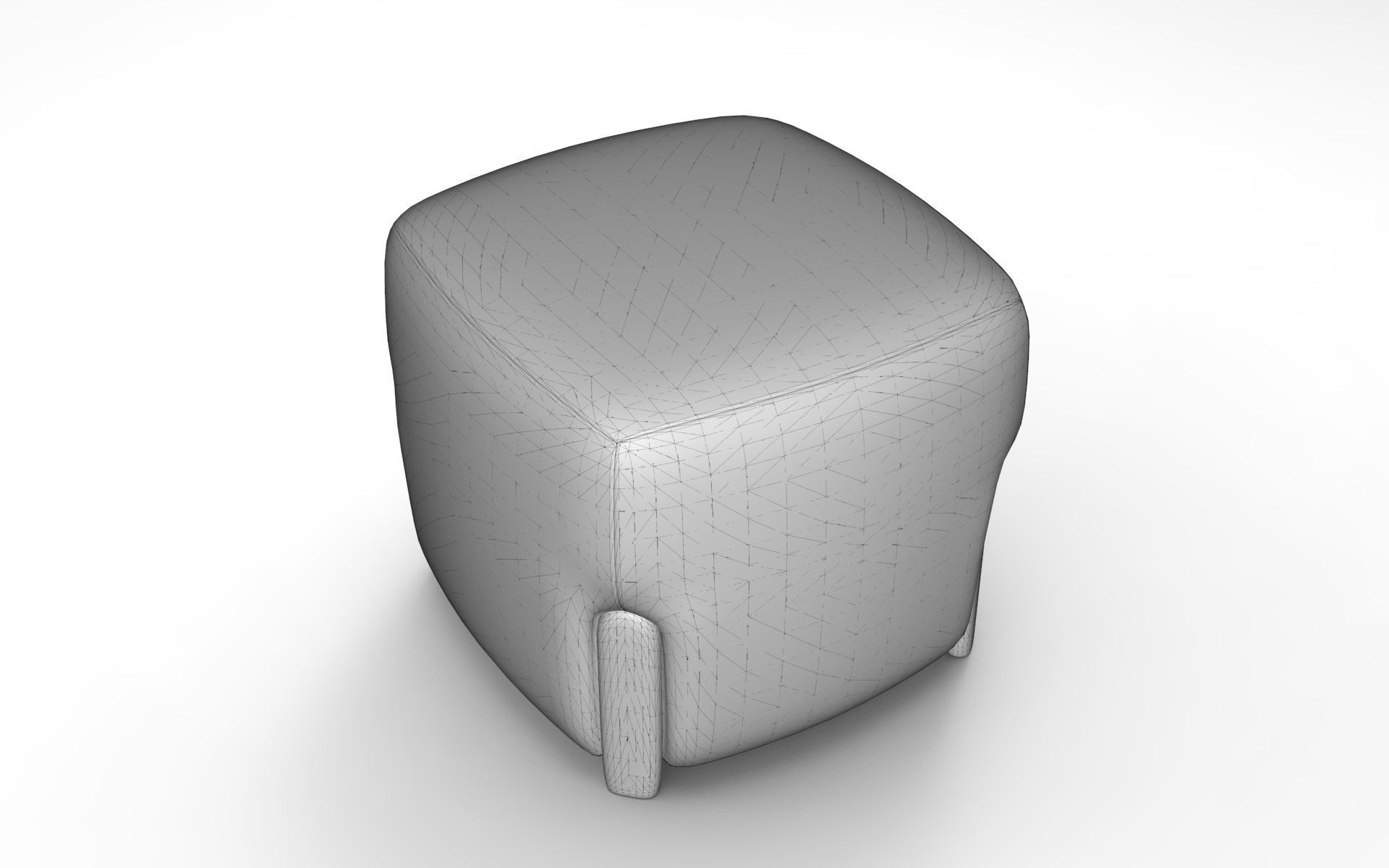 Hype Pouf 3D model | CGTrader