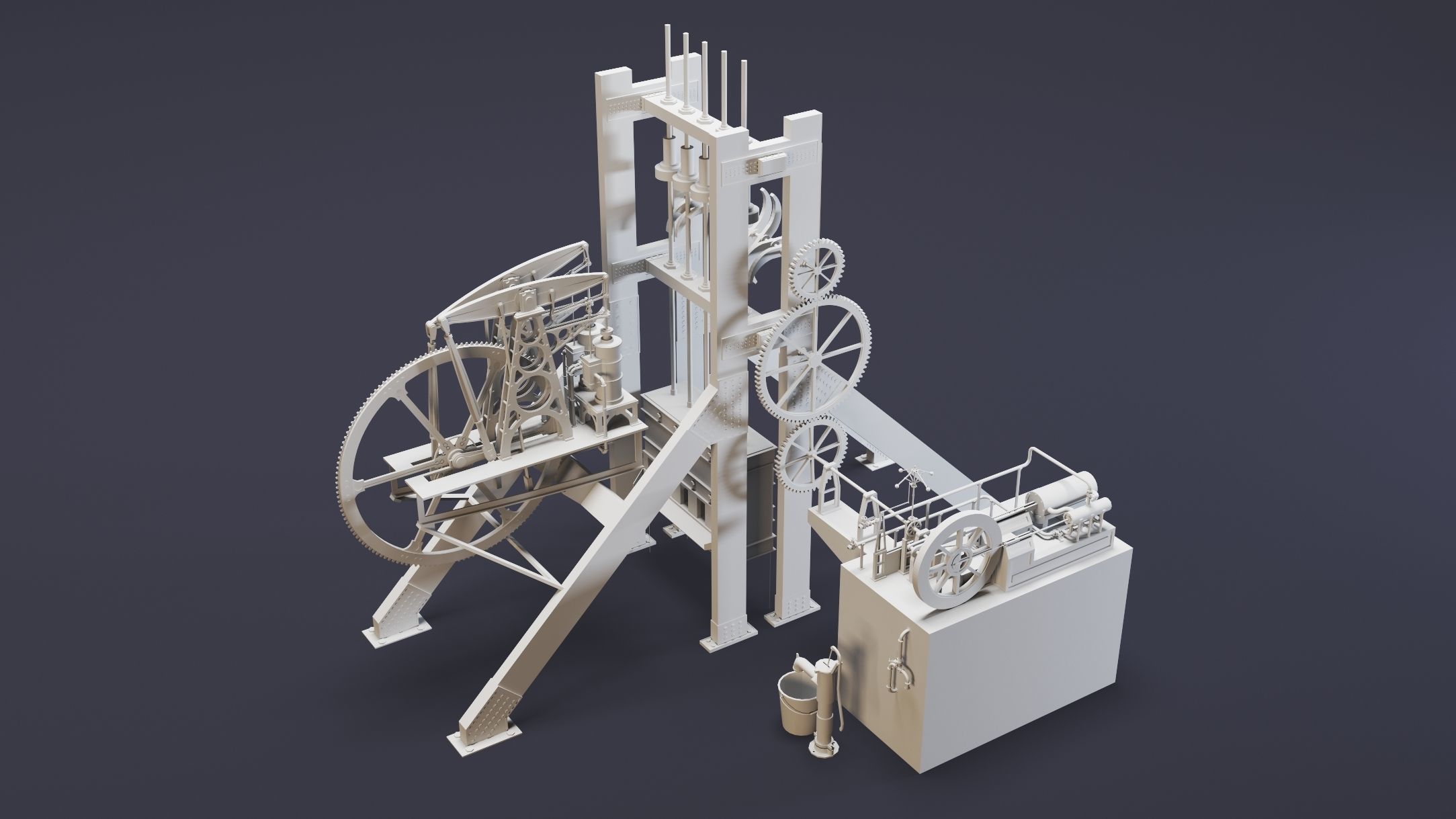 4- Steampunk Engines- High detail 3d models 3D model | CGTrader