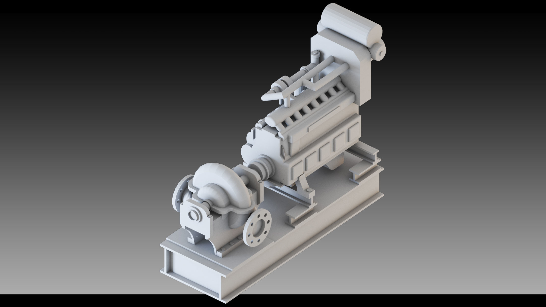 3D model 20- Steampunk Engines- High detail 3d models VR / AR / low ...