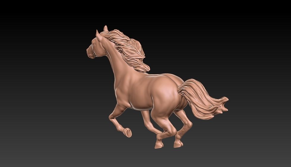 horse 3d print model 3D model 3D printable | CGTrader