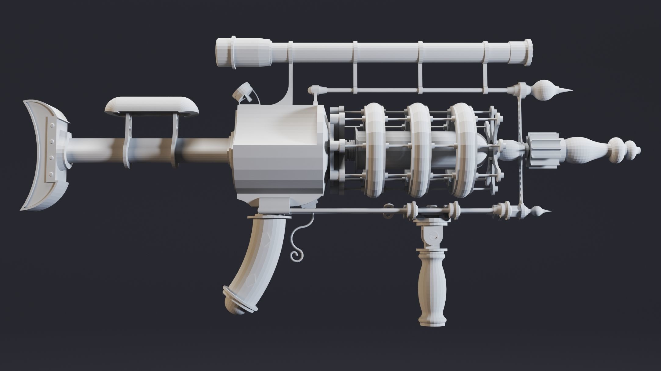 3D model 6- Rayguns- High detail 3d models VR / AR / low-poly | CGTrader
