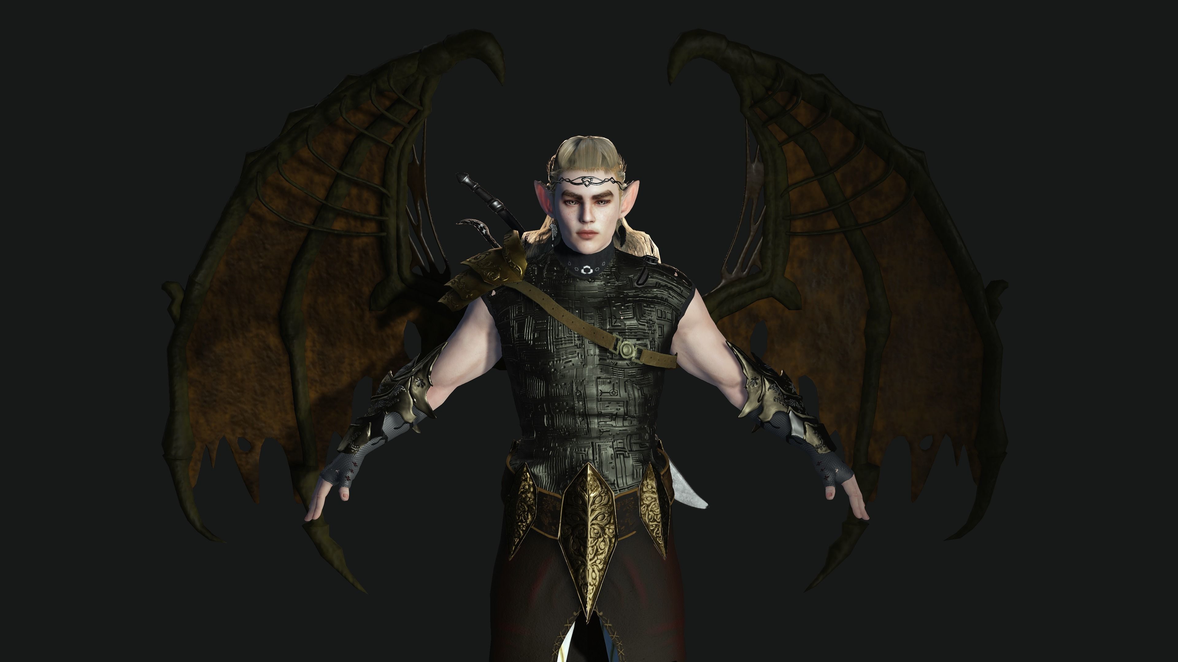 3D model AAA 3D FANTASY MALE CHARACTER - THE WARRIOR ELF or KNIGHT ELF ...