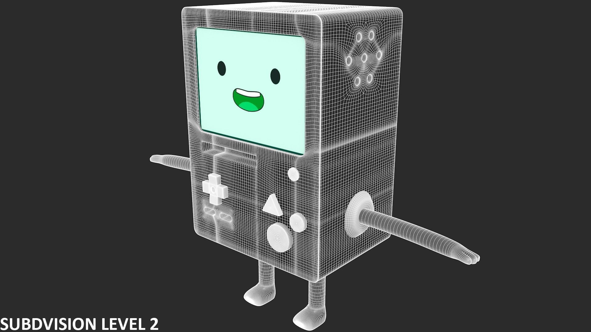 BMO Character Adventure Time 3D model | CGTrader