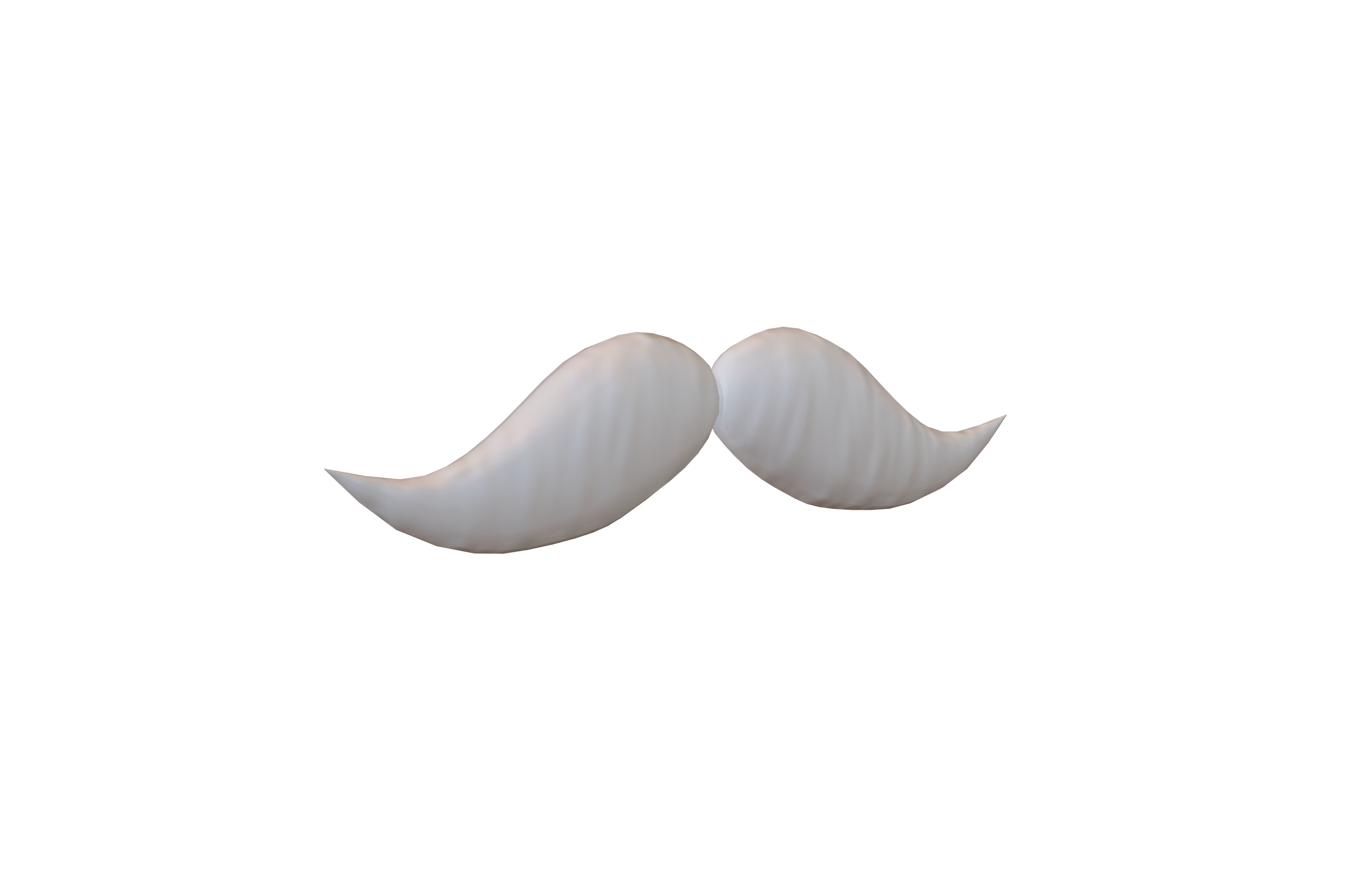 3D model Cartoon Mustache v4 005 VR / AR / low-poly | CGTrader