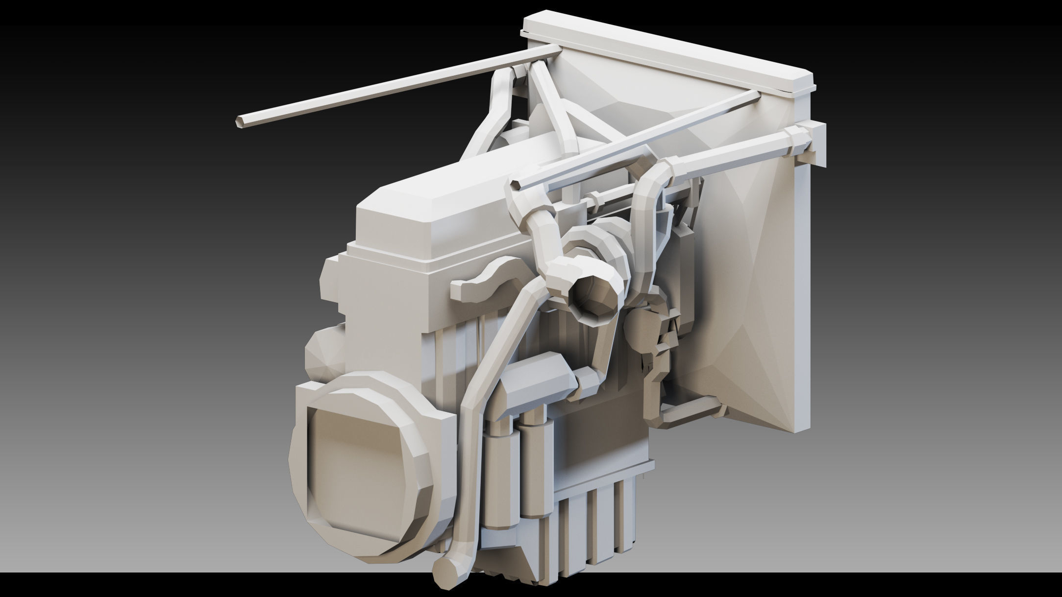 3D model 11 Industrial Engines- Vol 04- High detail 3d models VR / AR ...