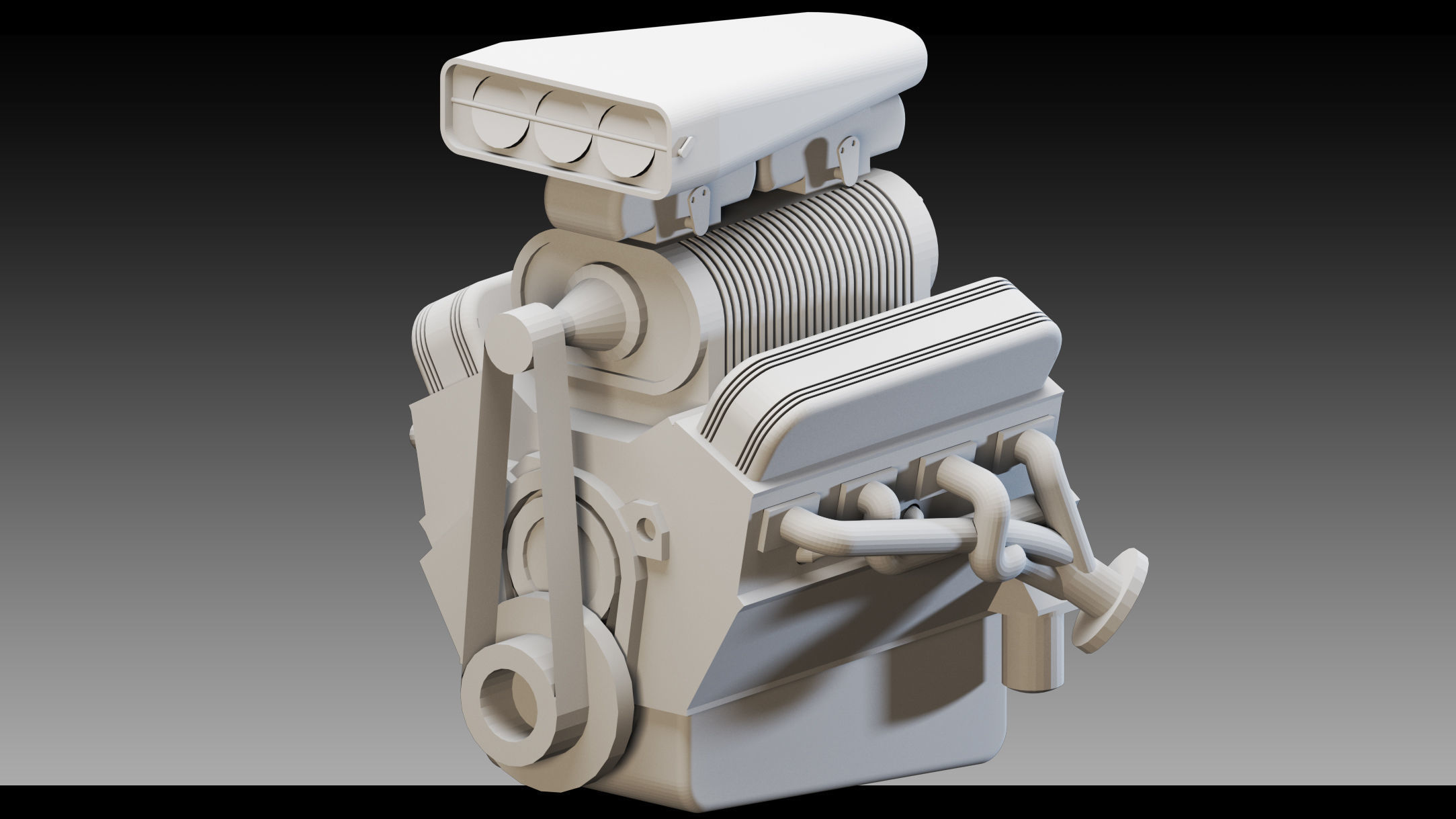 3D model 11 Industrial Engines- Vol 04- High detail 3d models VR / AR ...