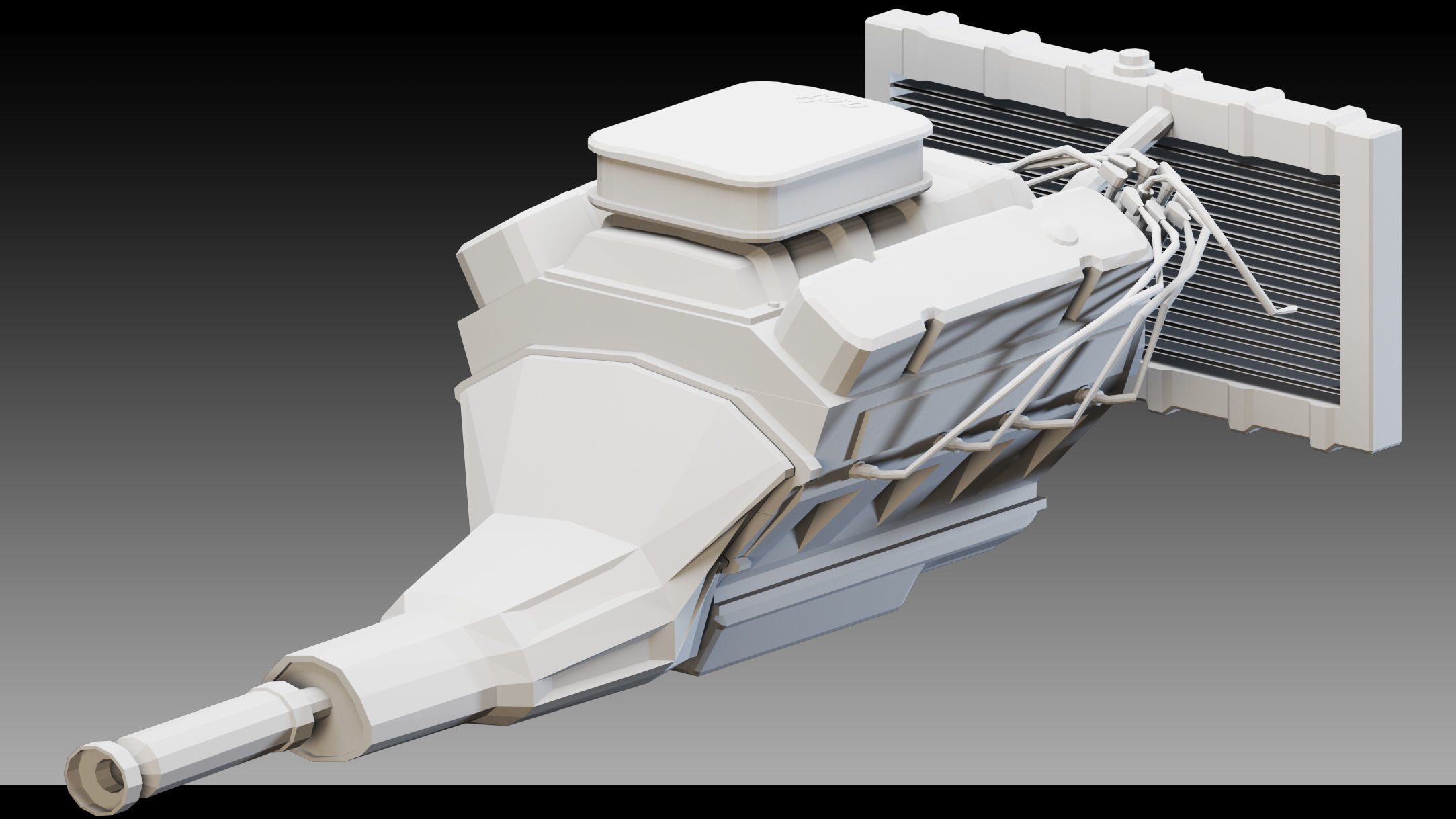 3D model 11 Industrial Engines- Vol 04- High detail 3d models VR / AR ...