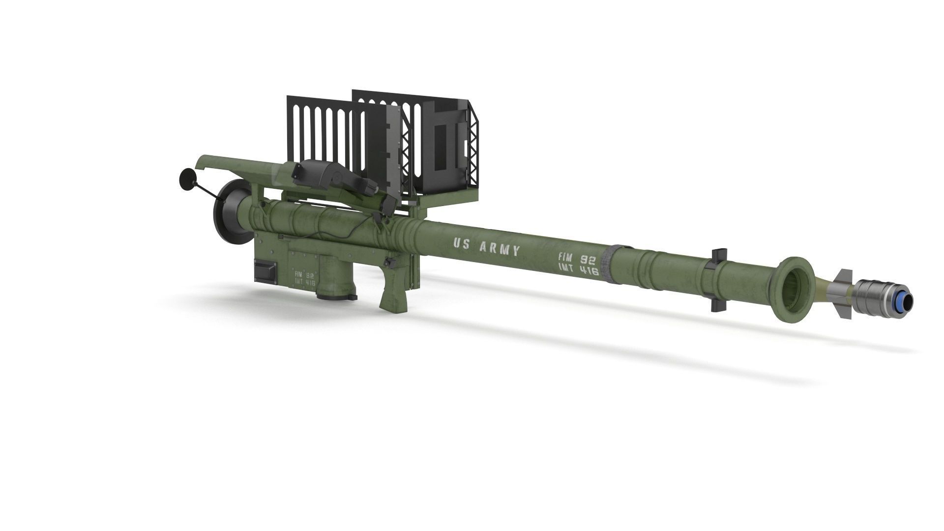 FIM 92 Stinger Missile with Launcher 3D model | CGTrader