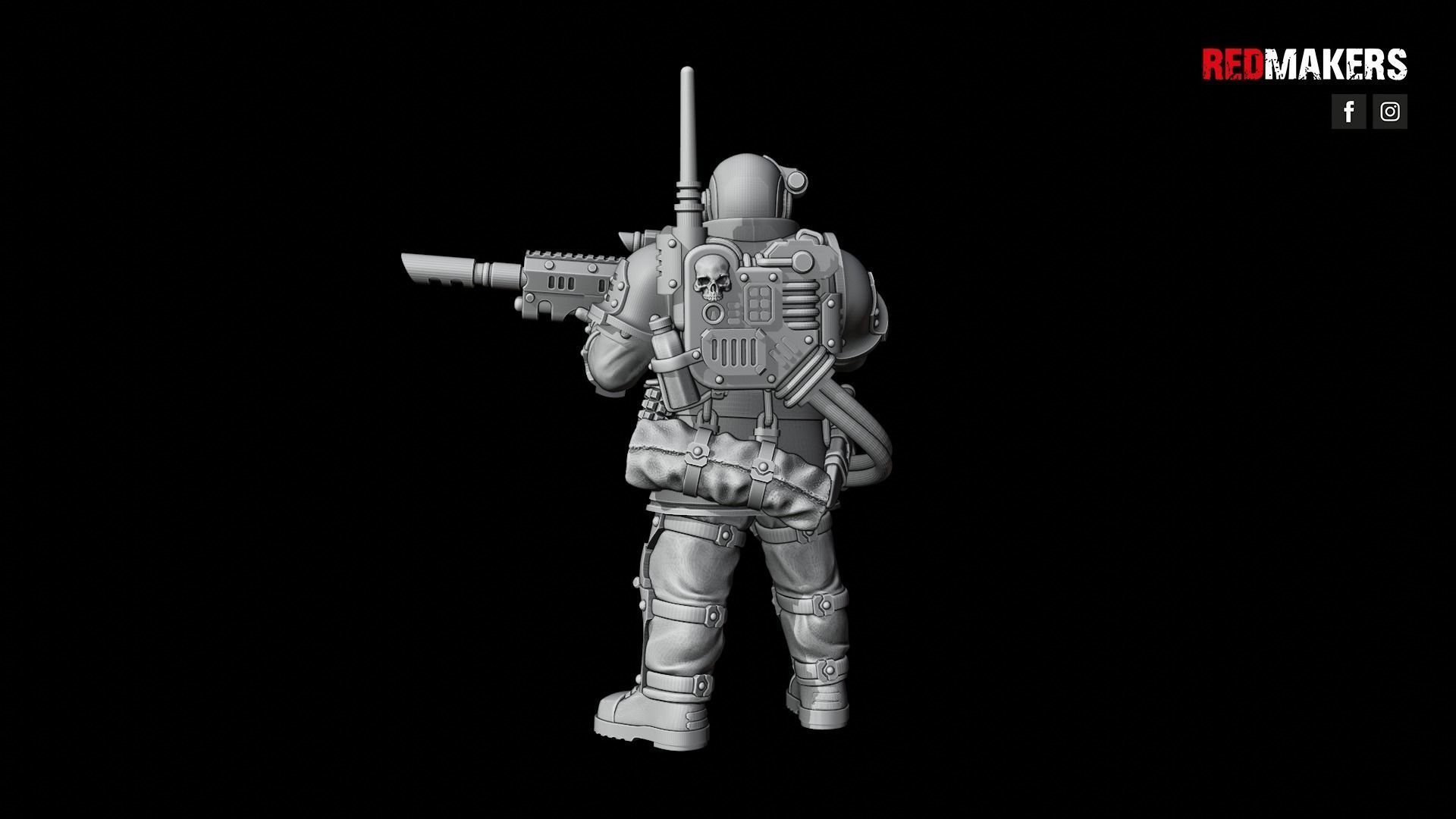 Shock Troops - Elite Squad of the Imperial Force 3D model 3D printable | CGTrader