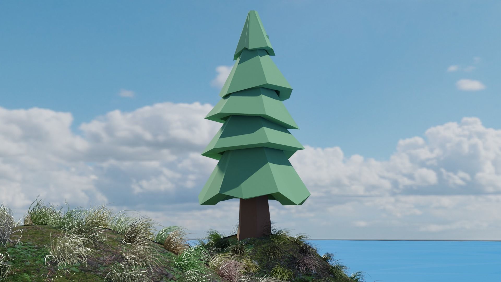 3D model 3D LowPoly Trees Pack VR / AR / low-poly | CGTrader