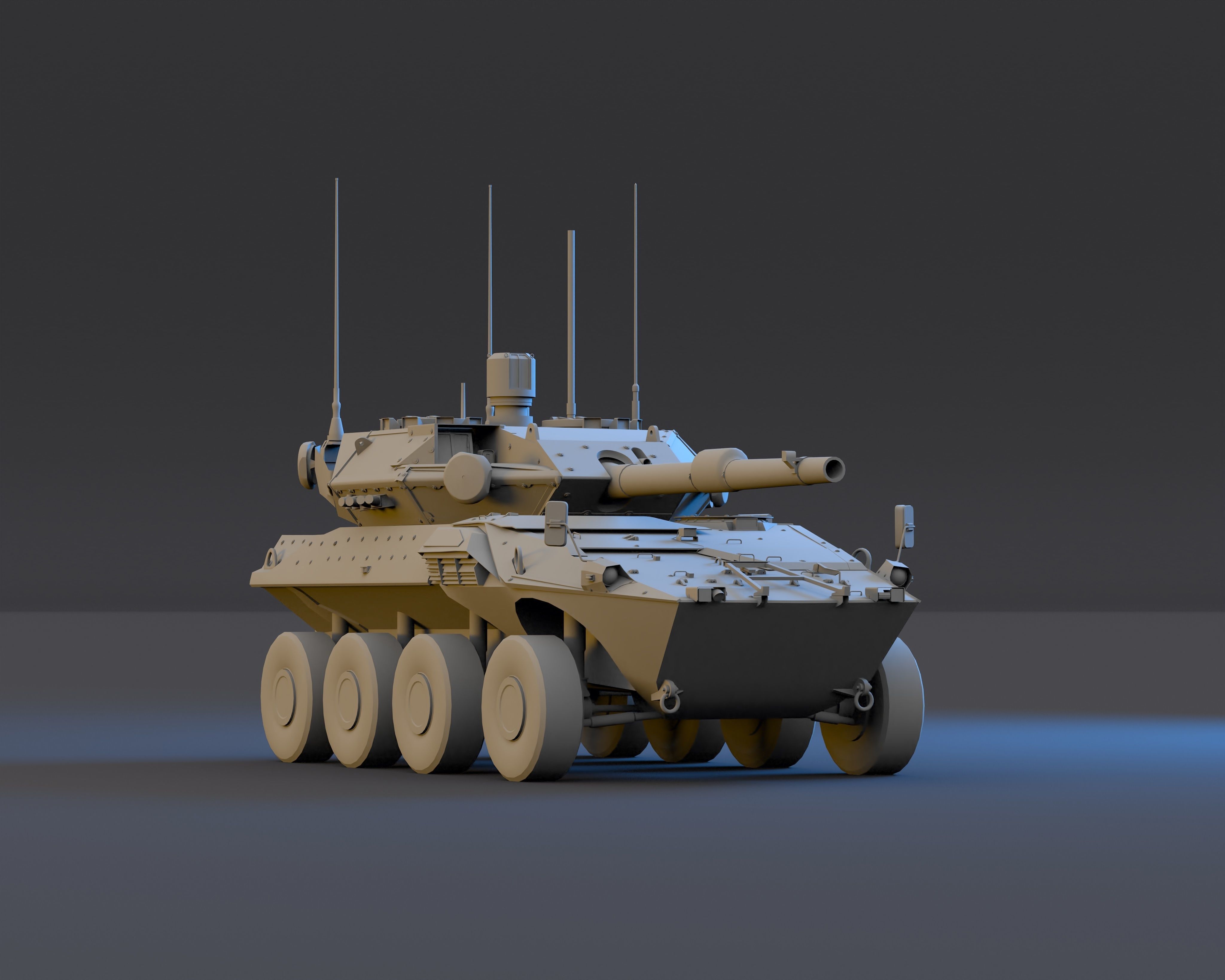 3D model Centauro II VR / AR / low-poly | CGTrader