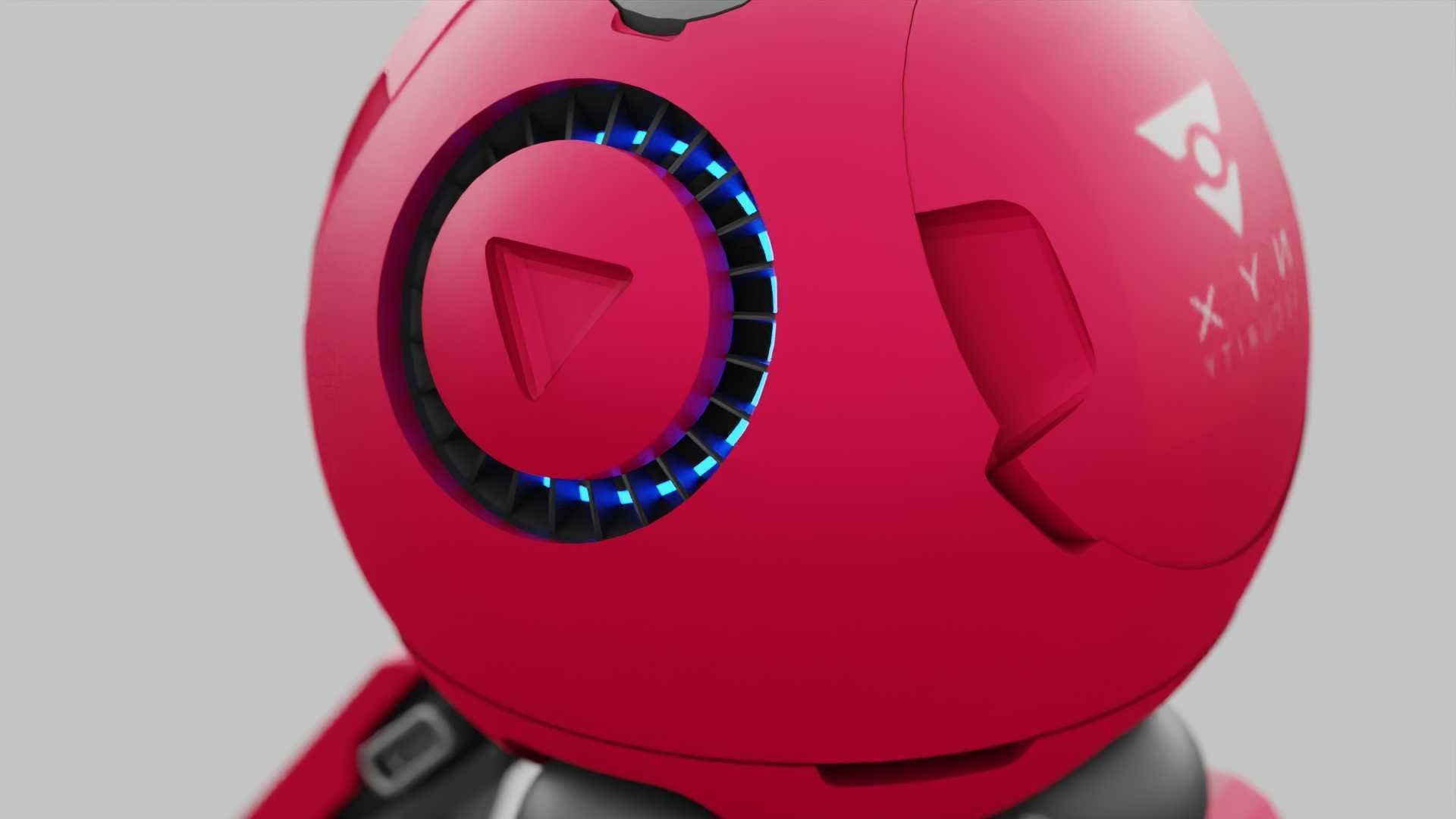 BALL DROID R-600 RIGGED 3D model rigged | CGTrader