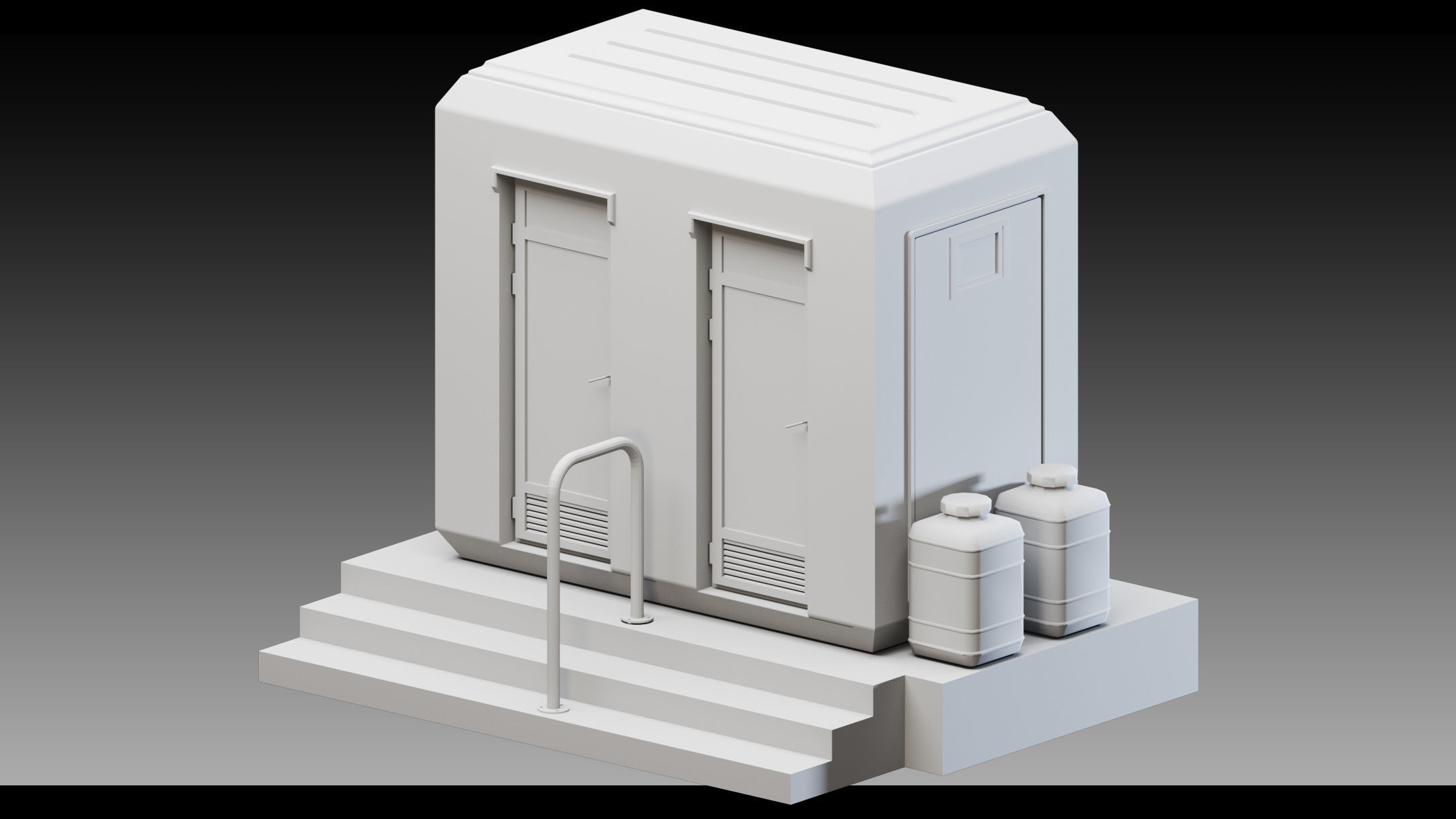 3D model 18 Containers and Conex boxes- Vol 02- High detail 3d models VR / AR / low-poly | CGTrader