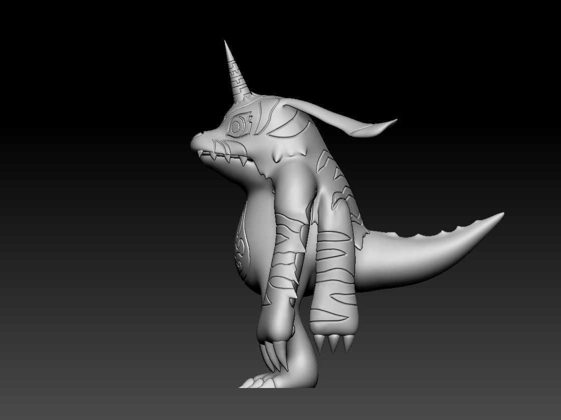 Gabumon 3D model 3D printable | CGTrader