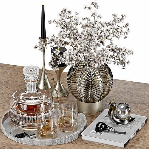 Decorative Set33 3d Model Cgtrader