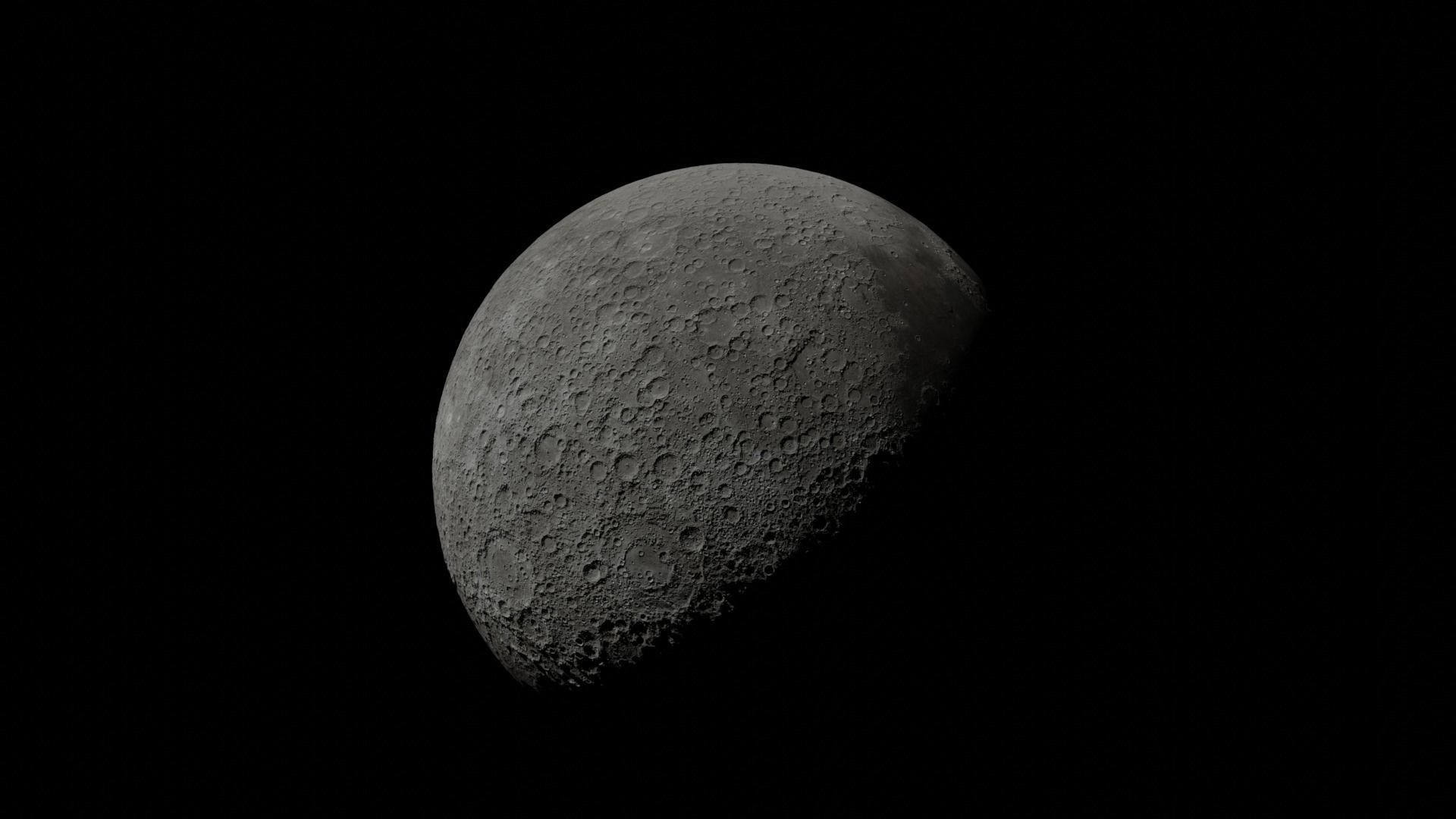 3d Moon model from nasa spacecraft 3D model | CGTrader