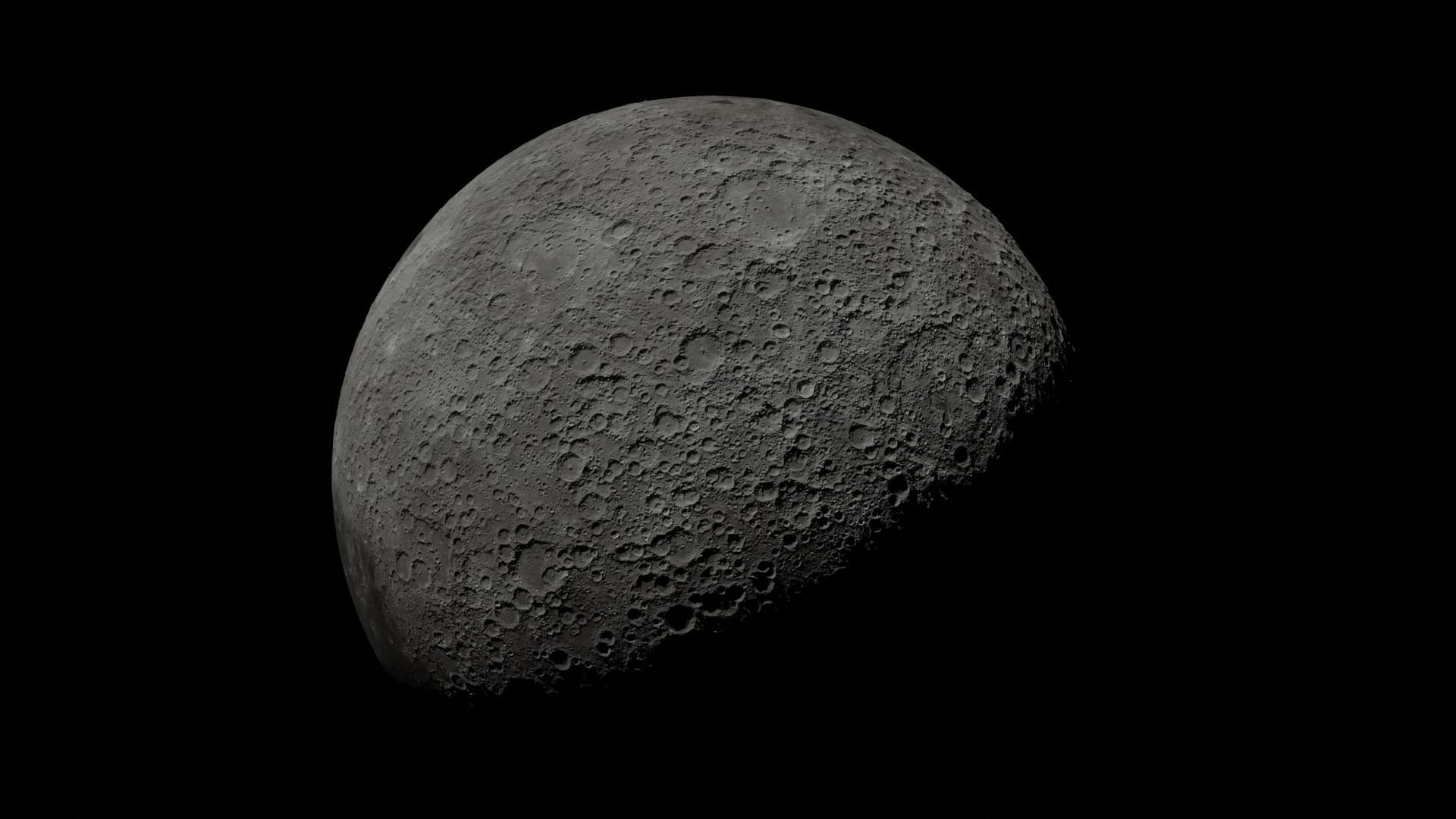 3d Moon model from nasa spacecraft 3D model | CGTrader