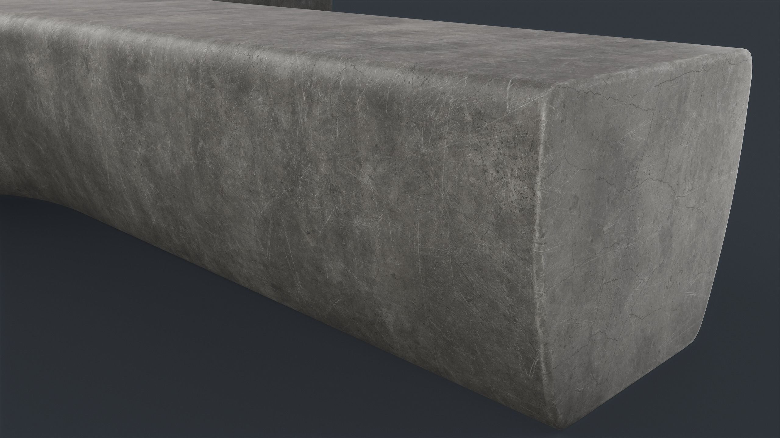 3D model Modern Outdoor Bench 82 PBR Game Ready VR / AR / low-poly ...