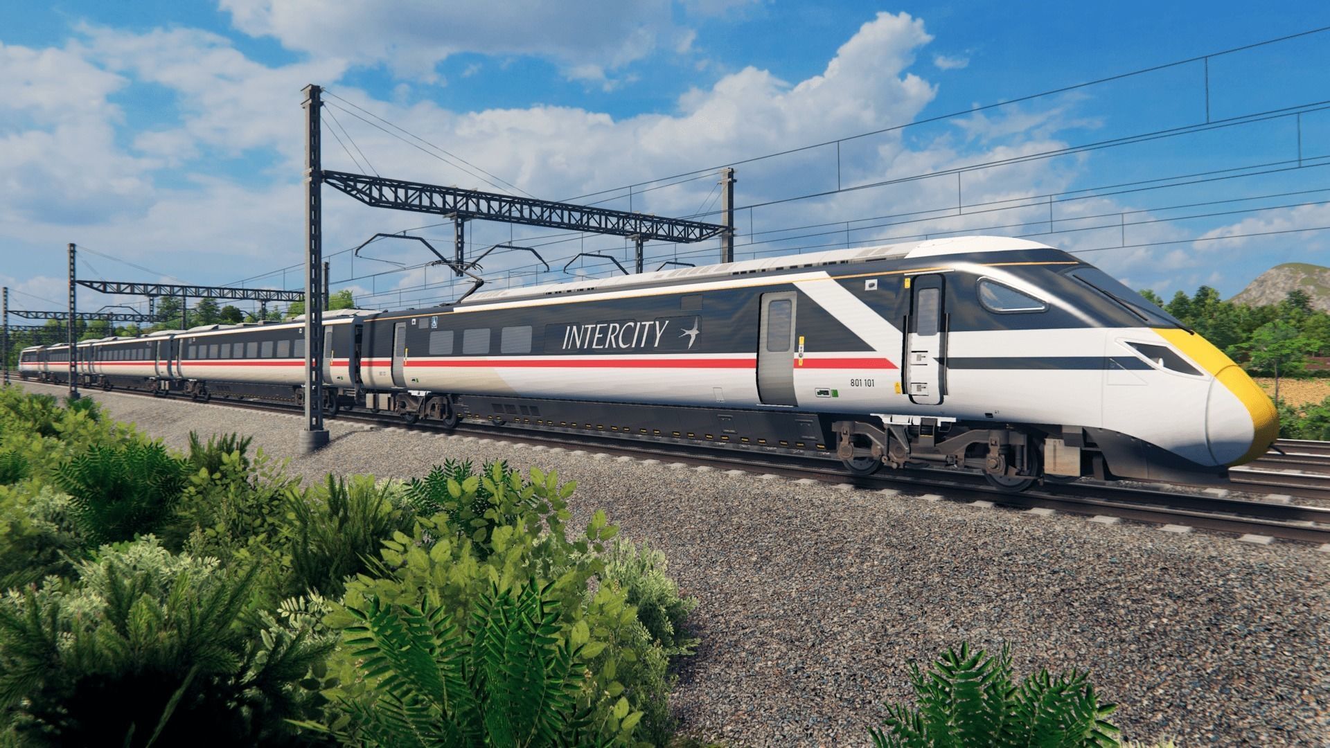 3D model British Rail Class 800 - Fictional Swallow Livery VR / AR ...