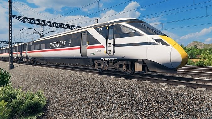 3D model British Rail Class 800 - Fictional Swallow Livery VR / AR ...
