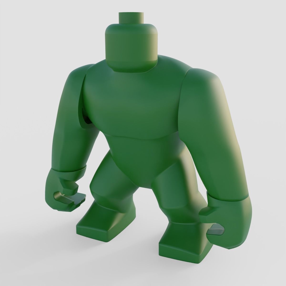LEGO Bigfig 3D model rigged | CGTrader