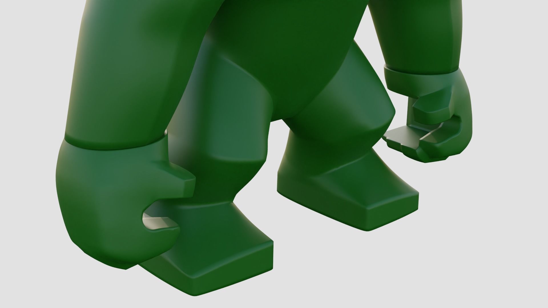 LEGO Bigfig 3D model rigged | CGTrader