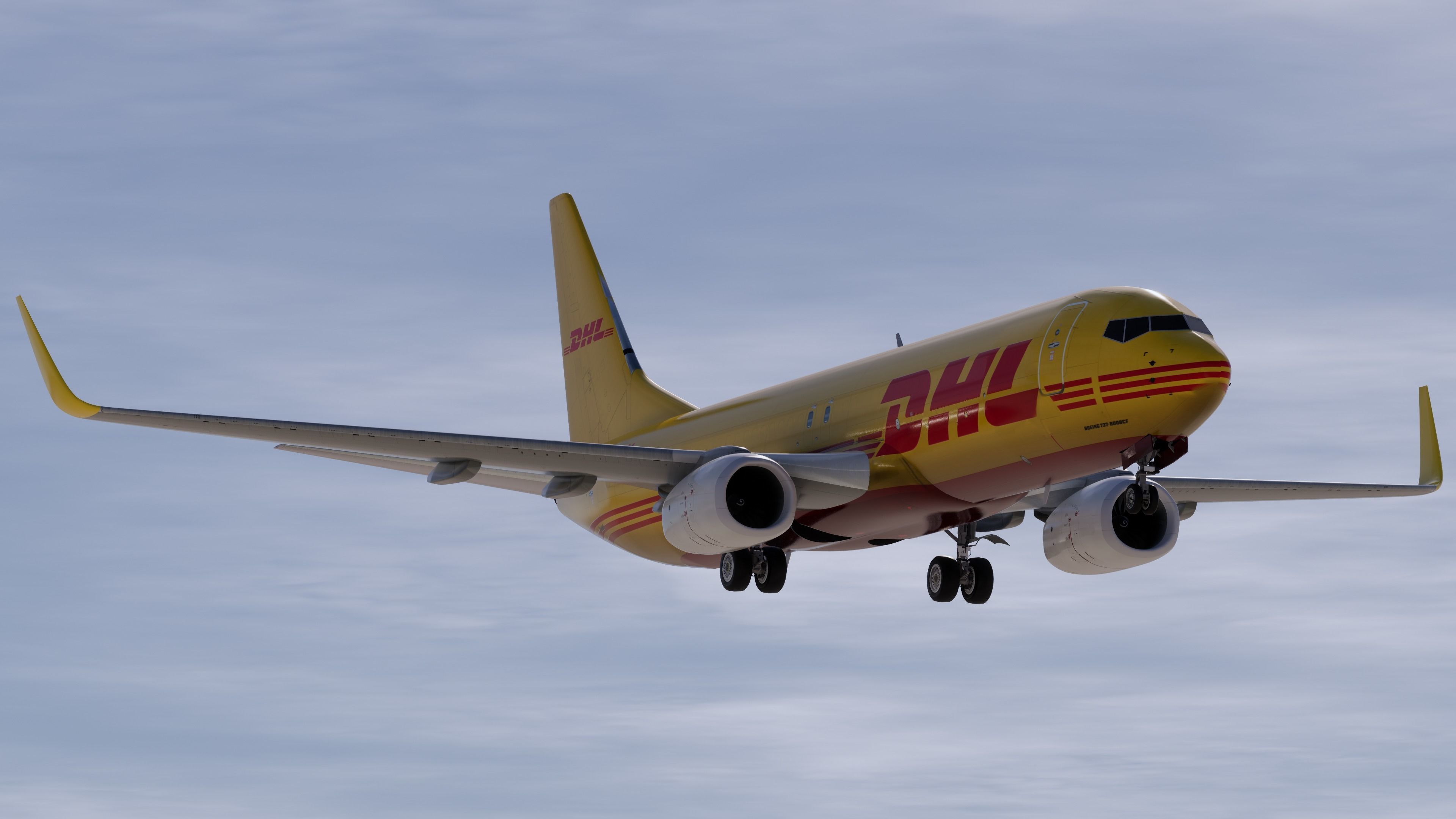 DHL Boeing 737-800 3D model | CGTrader