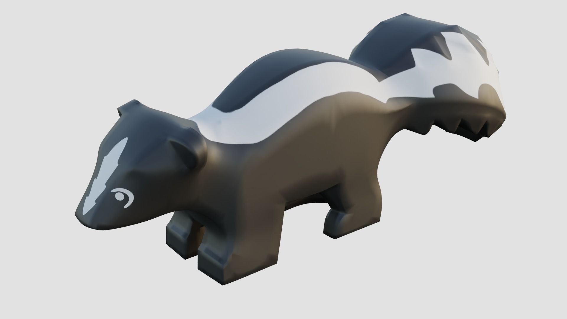 LEGO Skunkfig 3D model rigged | CGTrader