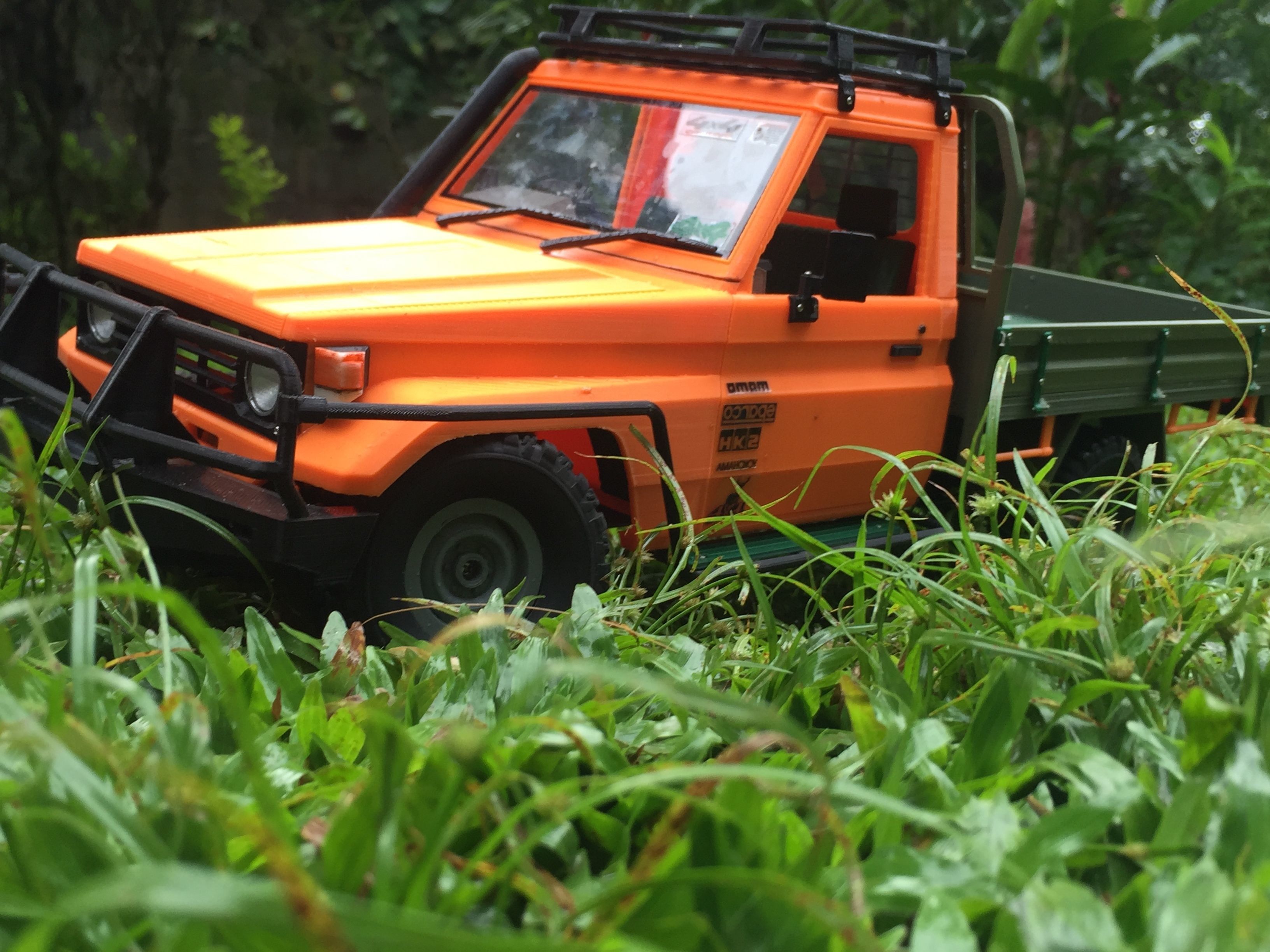 Toyota land cruiser lc75 RC pick up truck 1 to 16 WPL scale 3D model 3D ...