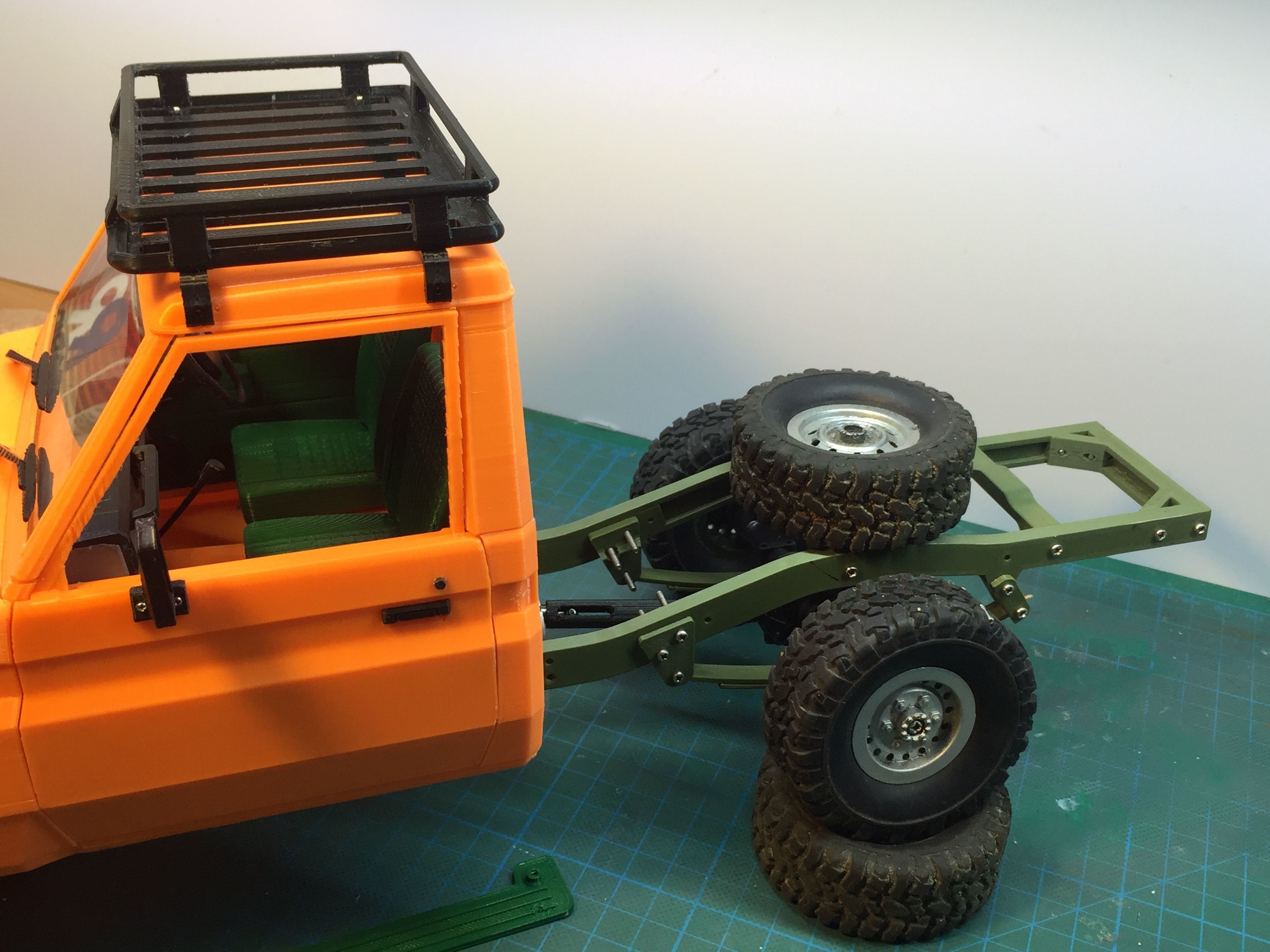 Toyota land cruiser lc75 RC pick up truck 1 to 16 WPL scale 3D model 3D ...