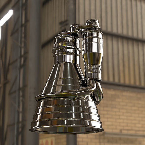Rocket Engine 3D model | CGTrader