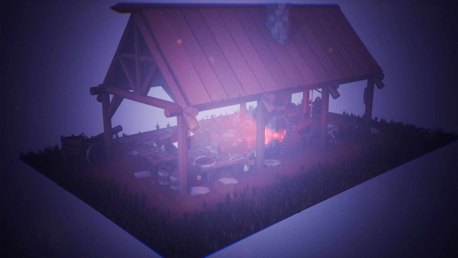 3D model Stylized Medieval Forge 53 Assets VR / AR / low-poly | CGTrader